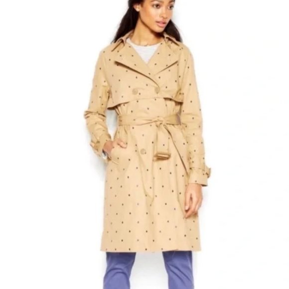 Maison Jules | Jackets & Coats | Maison Jules Polka Dot Embroidered ...